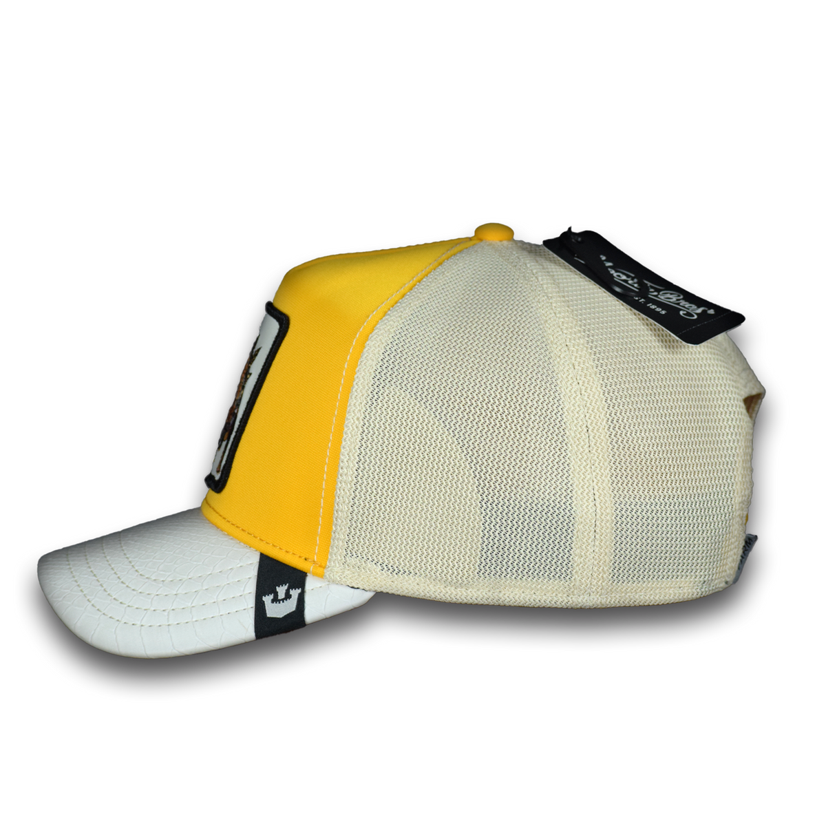 ROOFED LIZARD YELLOW – El Rey Caps