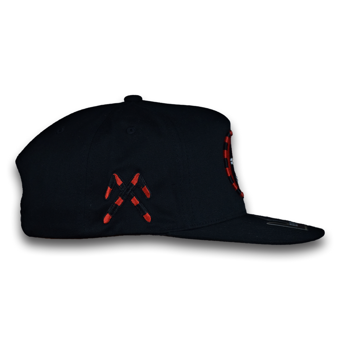 ELEGUA BLACK/RED – El Rey Caps