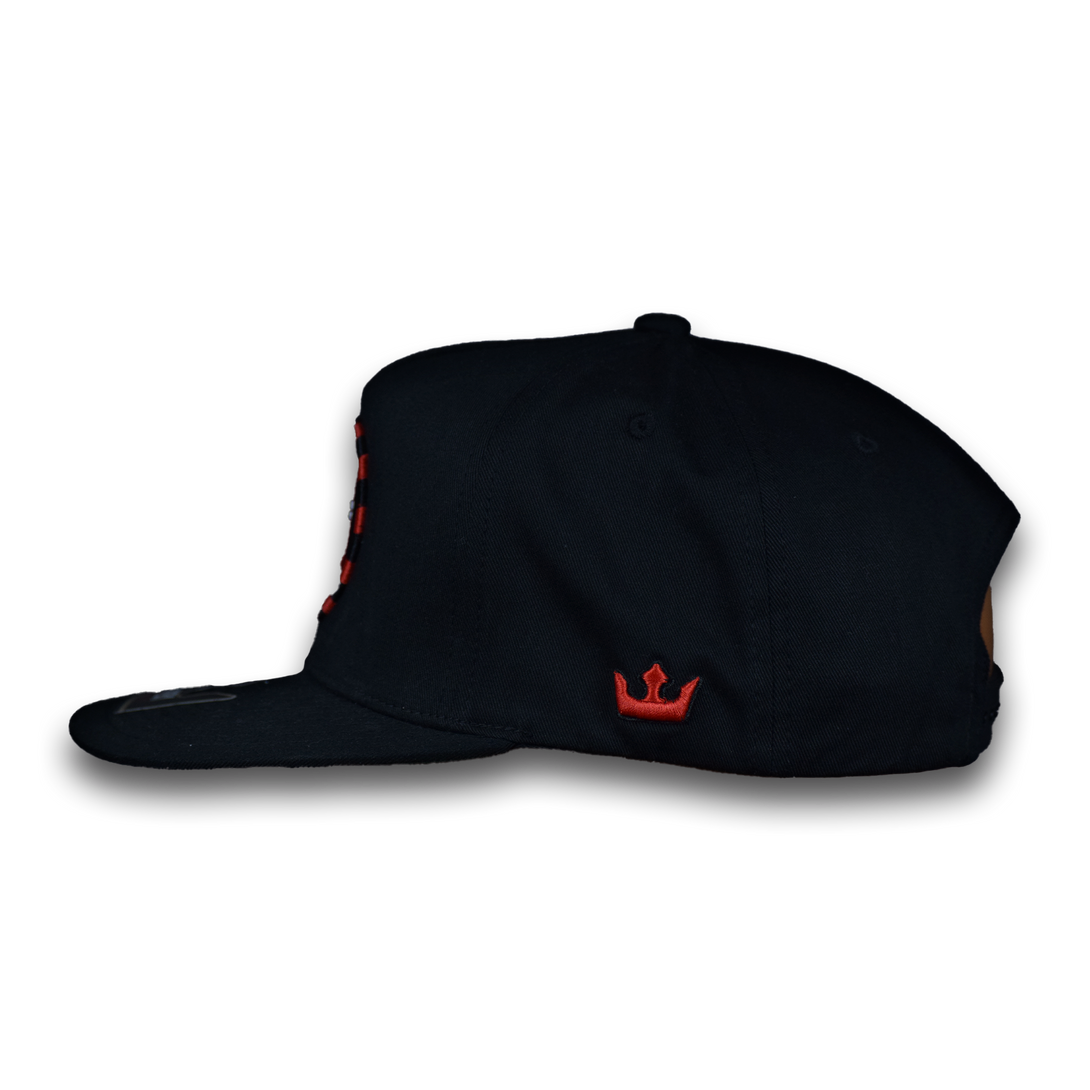 ELEGUA BLACK/RED – El Rey Caps